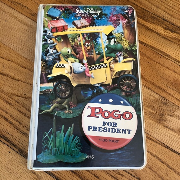 Disney | Other | Rare Vtg Disney Pogo For President I Go Pogo Vhs ...